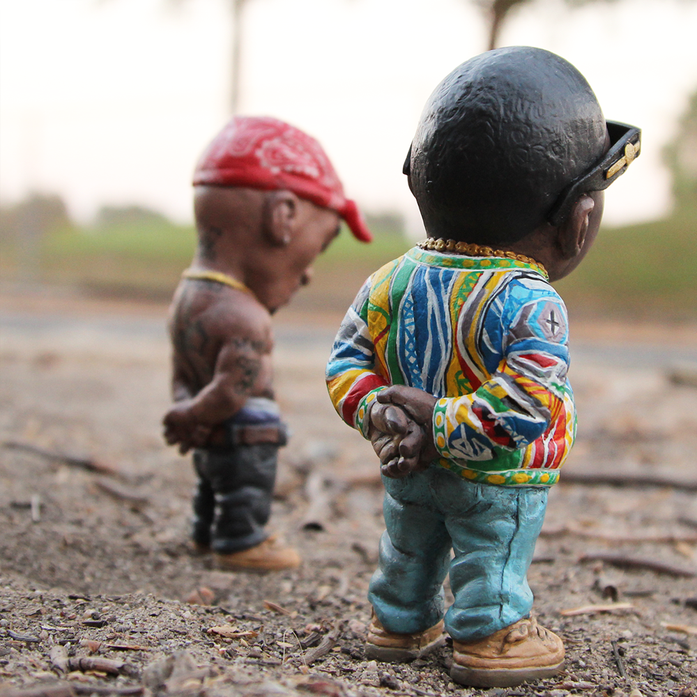 ( ️ Last Day Promotion - 50%OFF)Rapper Sculpture Garden Homies/Home De ...