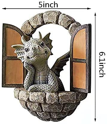 Art Baby Dragon Sculpture Garden/Home Decor – Stoopelf